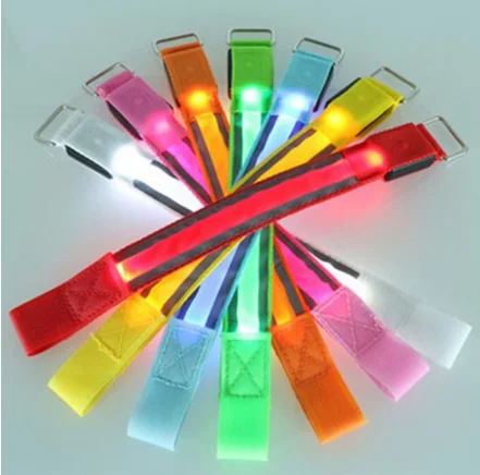 Arm Warmer Belt Bike Led Luminous Armband Led Safety Sports Reflective ...