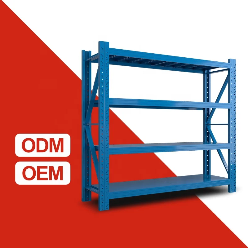 Warehouse Garage Storage Boltless Steel Racking Adjustable Stacking ...
