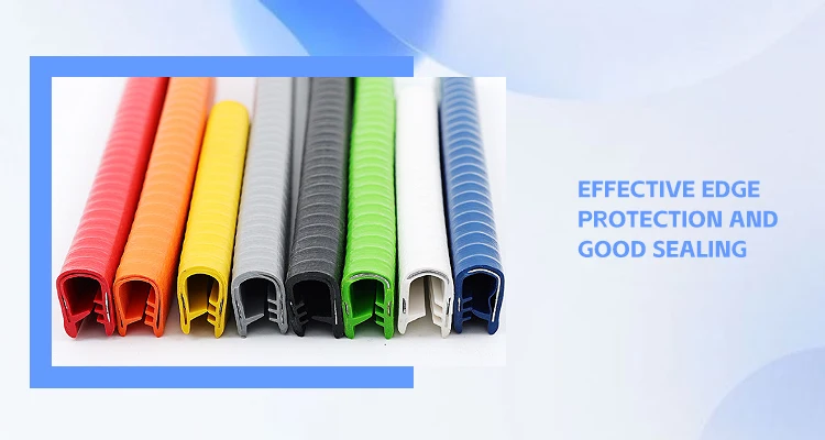 Flexible Rubber U Shape Channel PVC Edging Trim for Edge Protection
