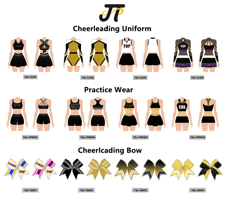 OEM Girls' Cheerleading Uniform Set Long Sleeve Top & Pleated Skirt ...