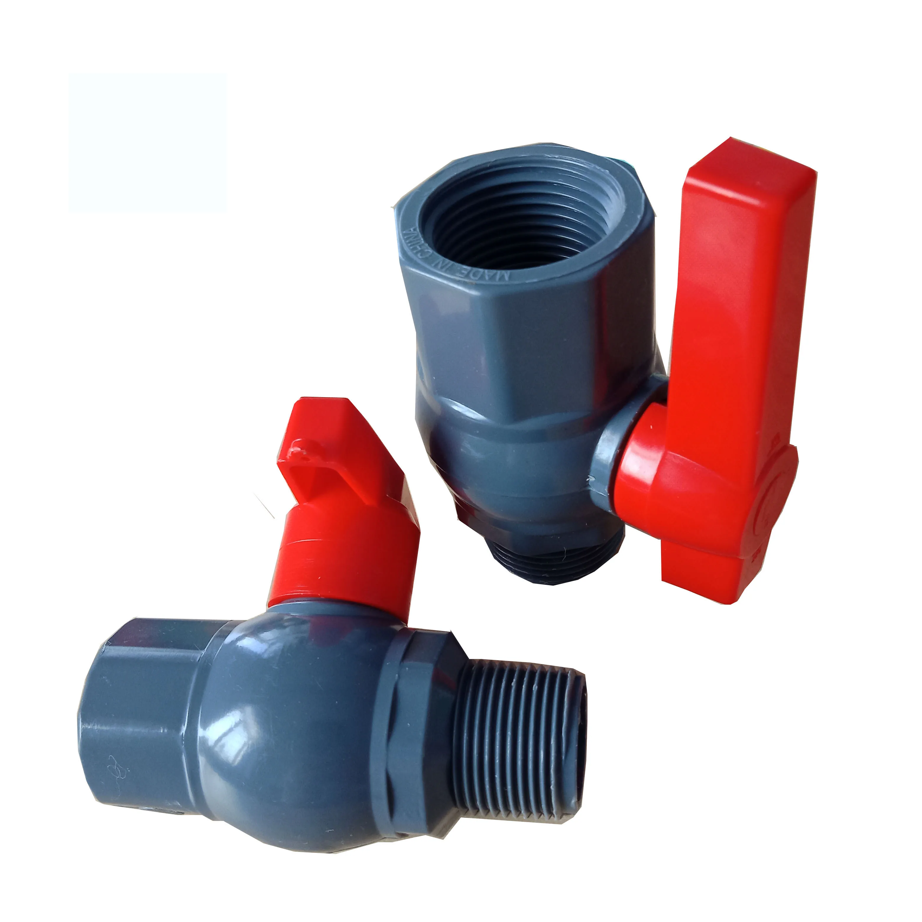 Quarter-turn Ball Valve Pvc Octagonal Ball Valve - Buy Manual Ball ...