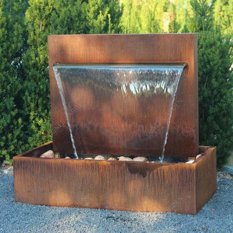 Home Large Indoor Ornament Modernled Outdoor Water Feature Fountain ...