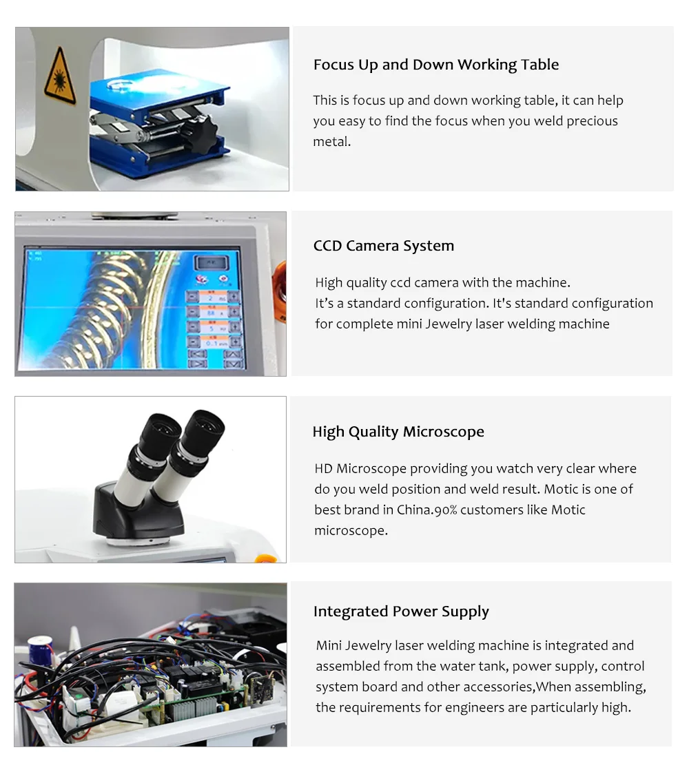 Jewellery YAG Laser Soldering Machine Portable 60W 200 Watt Laser for ...