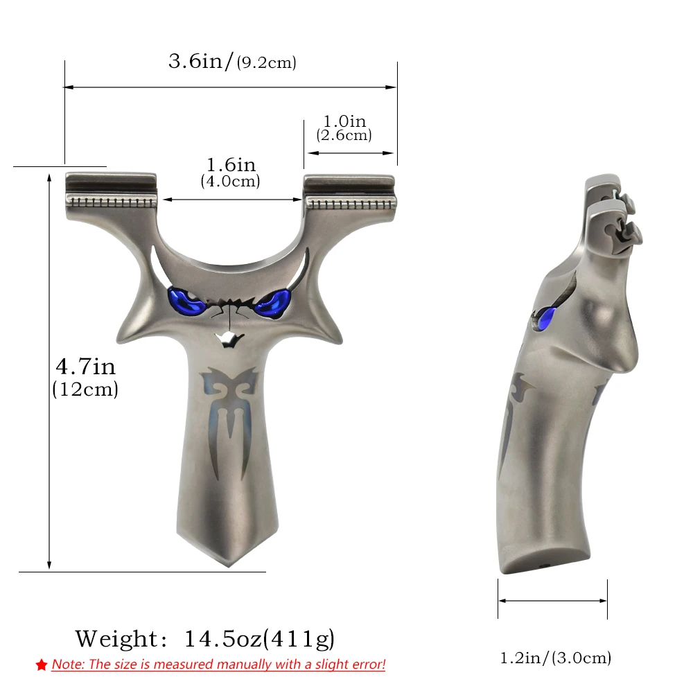 304 Stainless Steel Slingshot Fast Pressure Bow Head Slingshot High ...