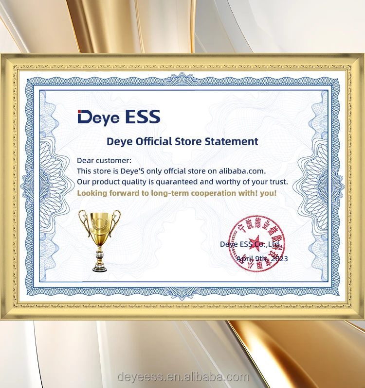 Deye ESS BOS-A 200ah Customized Logo Portable Solar Storage