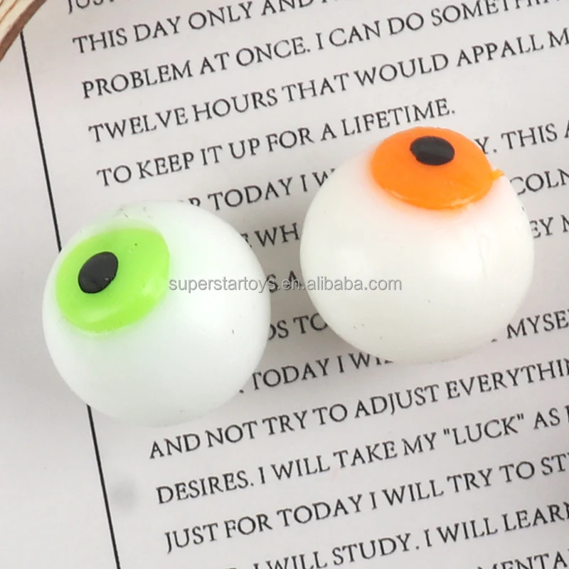 Squeeze Spooky Capsule Squishy Eyeball TPR Creative Mini Sticky Stress ...