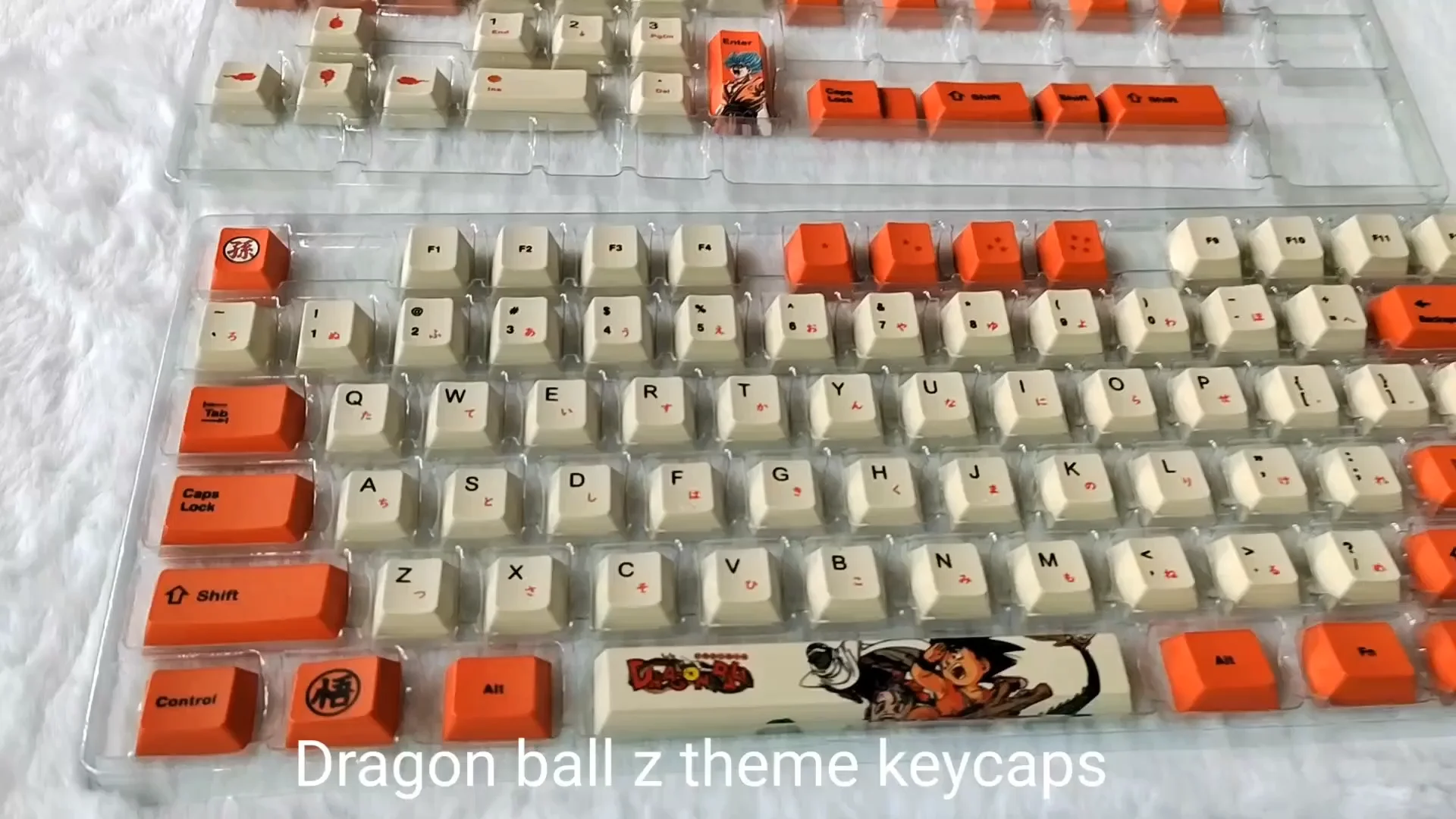 Dragon Ball Z 108keys Pbt Dye Sublimation Cherry Height Keycaps Set For ...