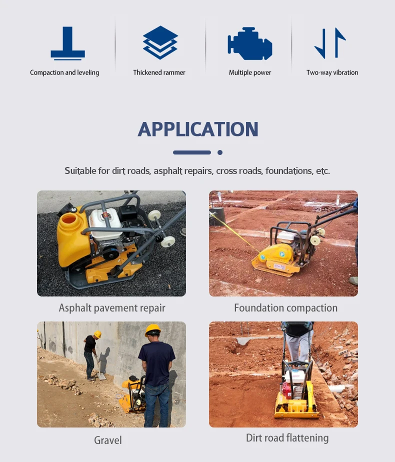 Small Plate Compactor Vibratory Plate Compactor Compact Vibrator Plate ...