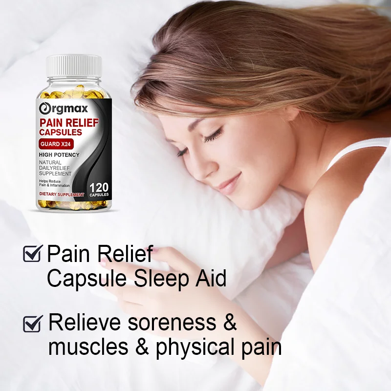 Pain Relief And Inflammation Reduce Capsule 60pcs Headache Relief ...