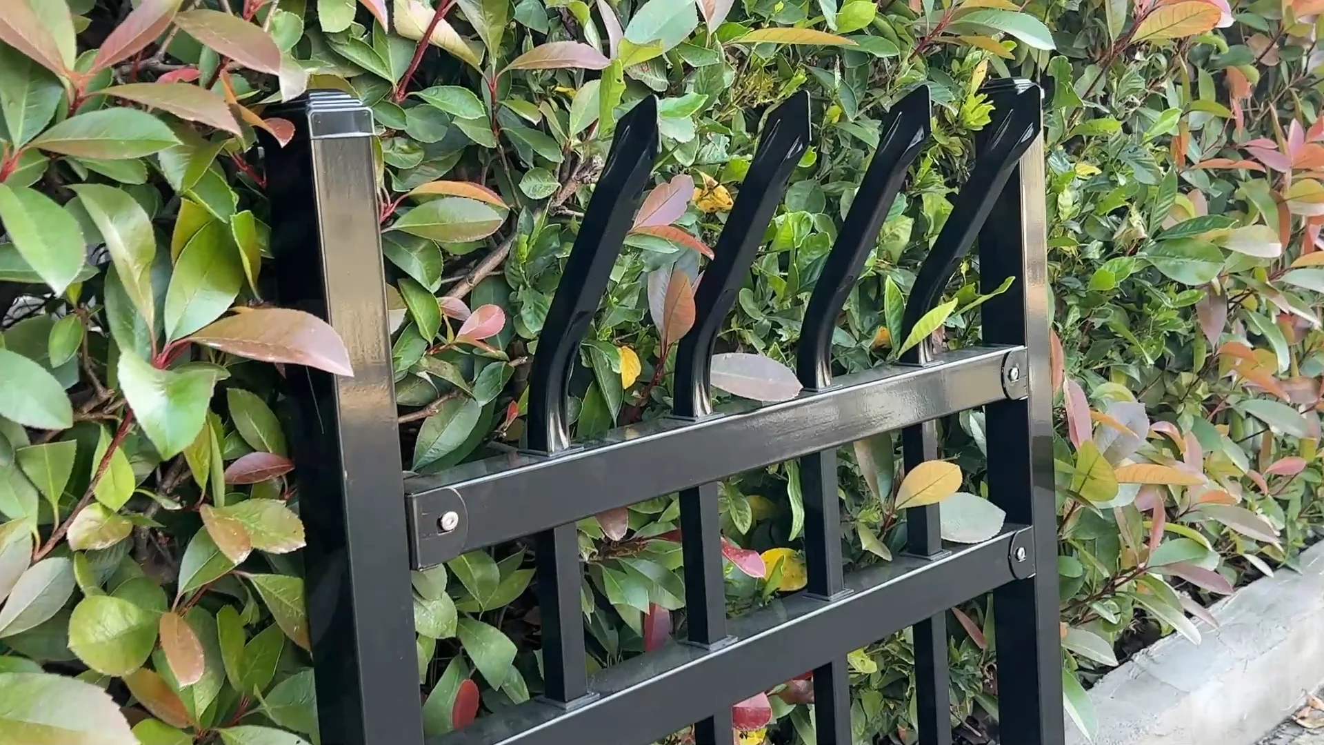 Steel Residential Security Palisade Fence Metal Durable Palisade ... Steel Residential Security Palisade Fence Metal Durable Palisade ...