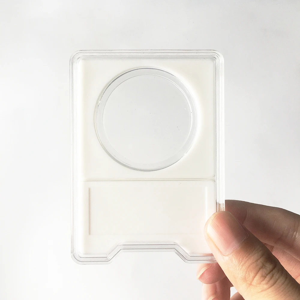 Custom Clear Acrylic Coin Capsule - Round, Square & Rectangular Cases ...