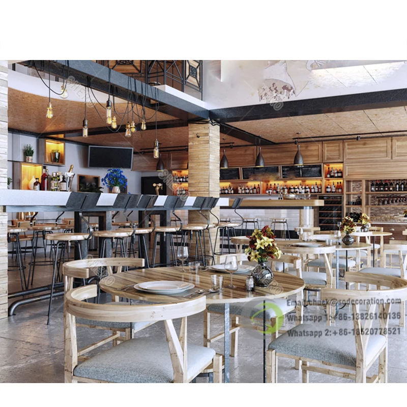 Custom Coffee Shop Bar Counter Design For Modern Milk Tea Coffee Shop ...