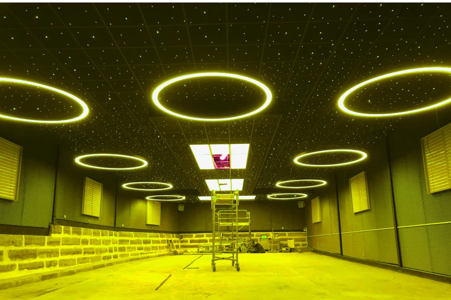 RGB Circle Ring LED Pendant Light - Changeable Color Modern Design for ...