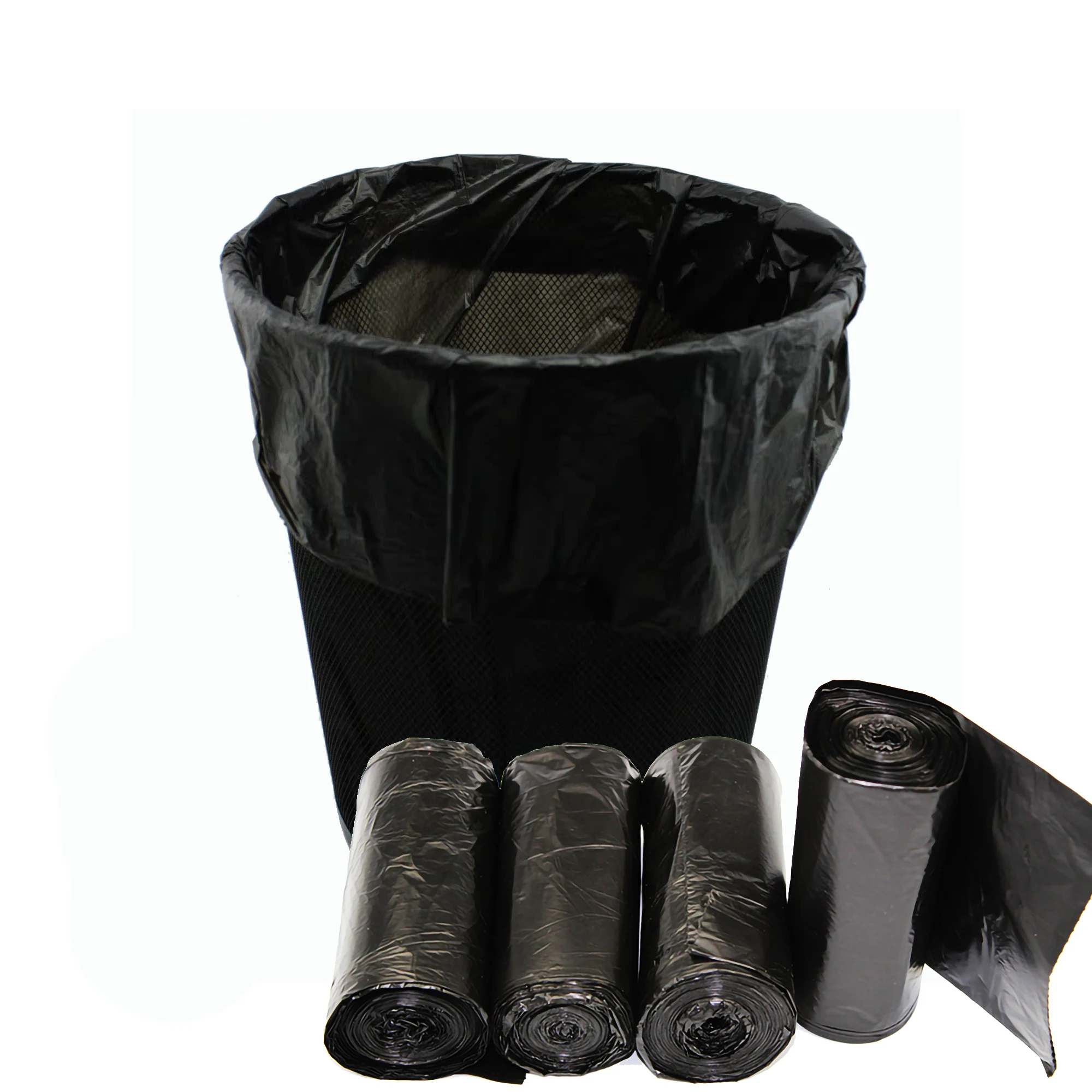 Taiyang Heavy Duty PE Plastic Trash Liners Side Gusset Garbage Bags Big ...