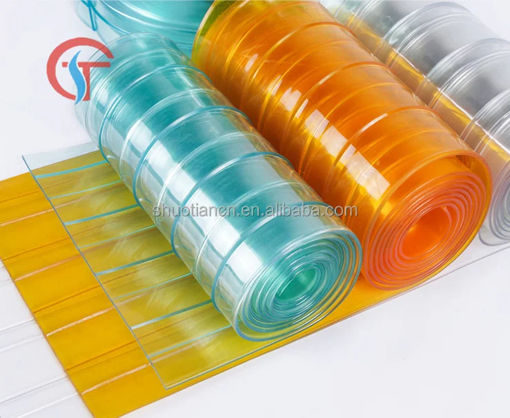 Pvc Folding Plastic Strip Door Curtain - Buy Folding Plastic Curtain ...