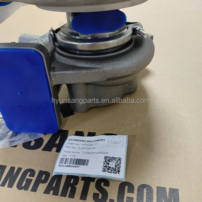Hyunsang Forklift Parts Turbocharger XJAF-02614 XJAF-00845 for 35DS-7E ...