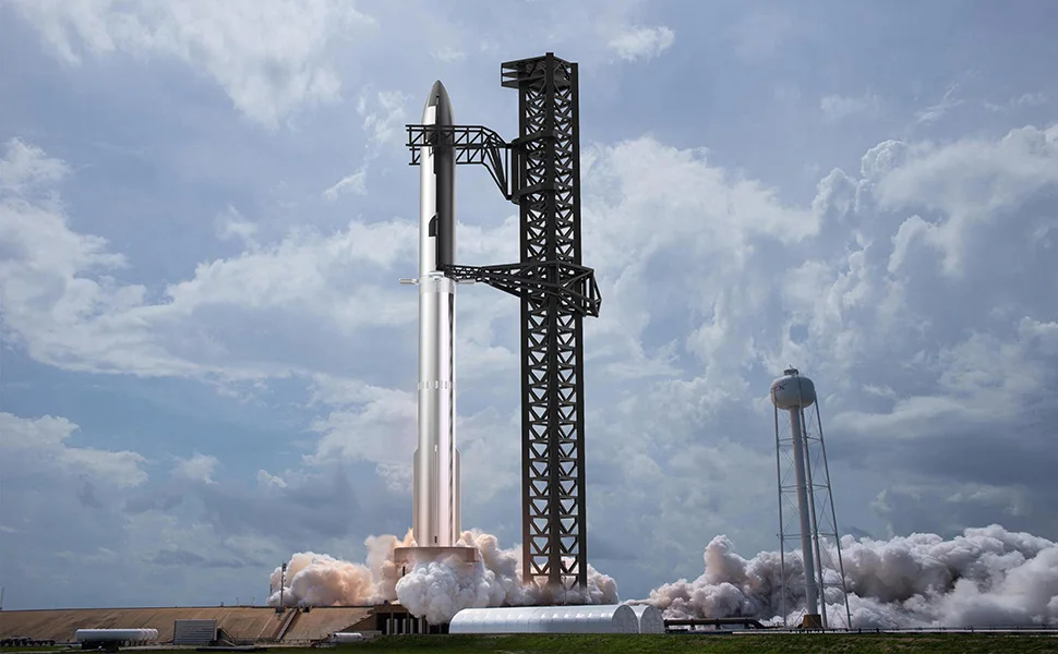 High Quality Space Vehicle Model Starship Model , Space X Starship ...