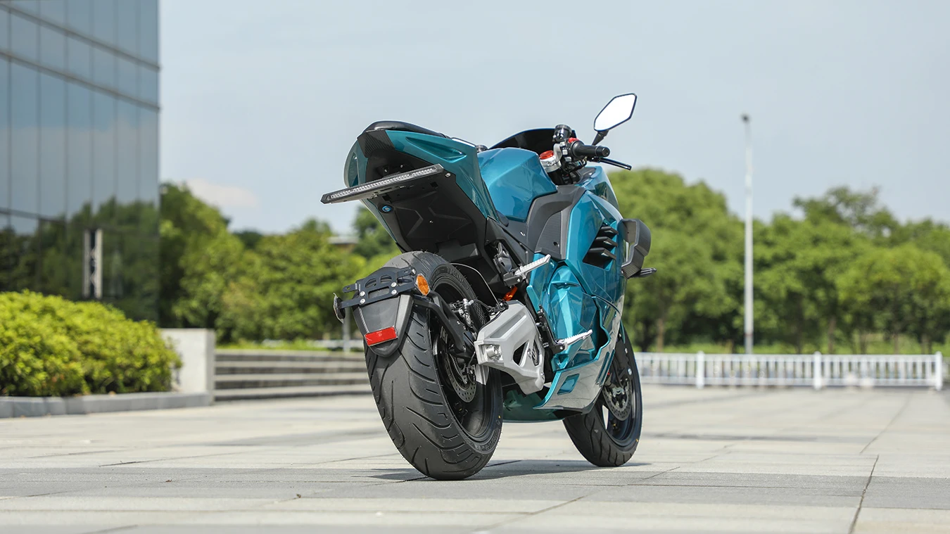 15000w Water-Cooling System Racing Electric Motorcycle
