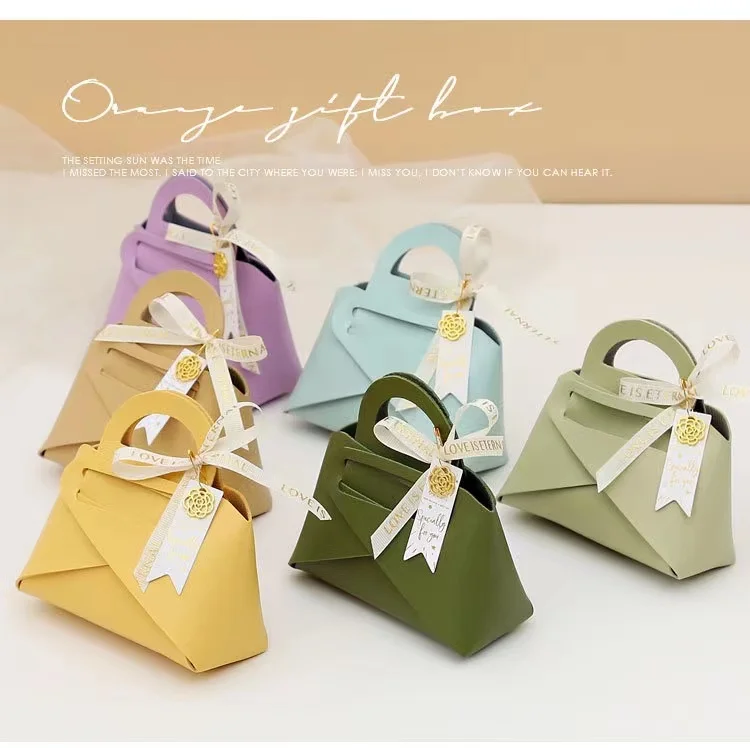 European Style Ins Leather Wedding Candy Box - Creative Gift
