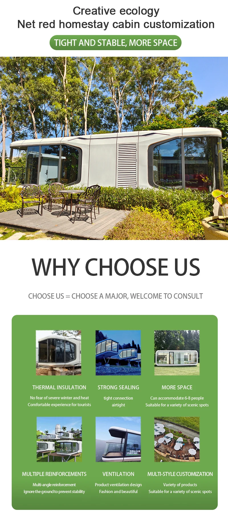 Tiny Homes Modern Luxury Modular Prefab House Light Steel Container ...