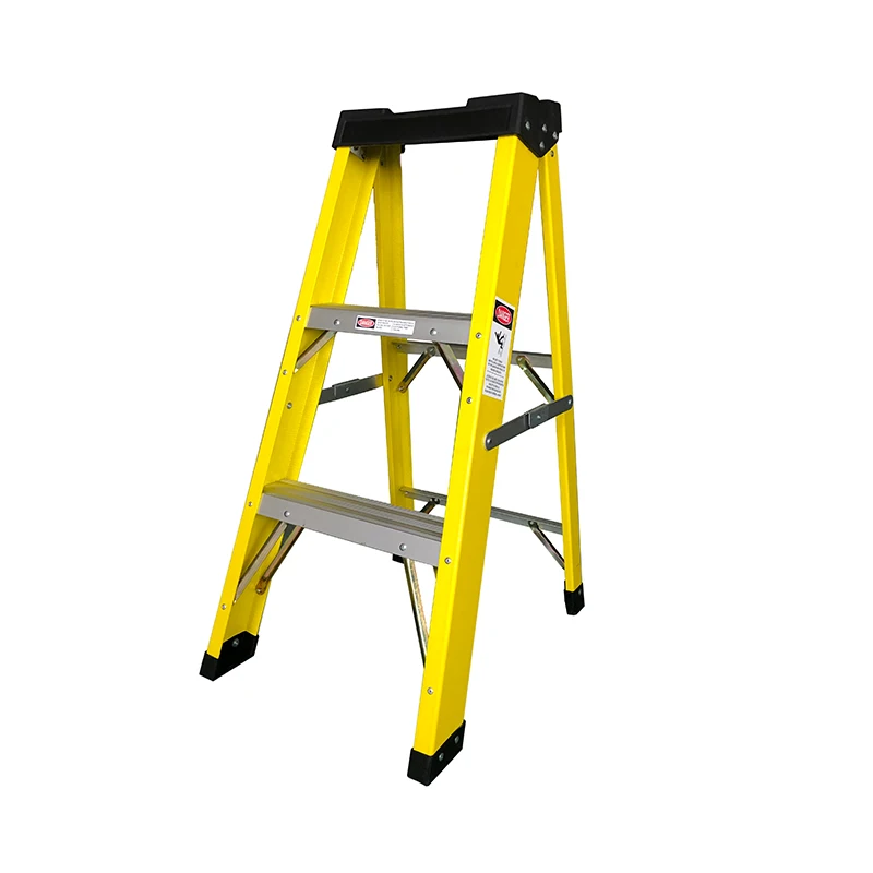 Kollmax Ladder Factory 3 Steps Household Folding Fiberglass Step Ladder ...
