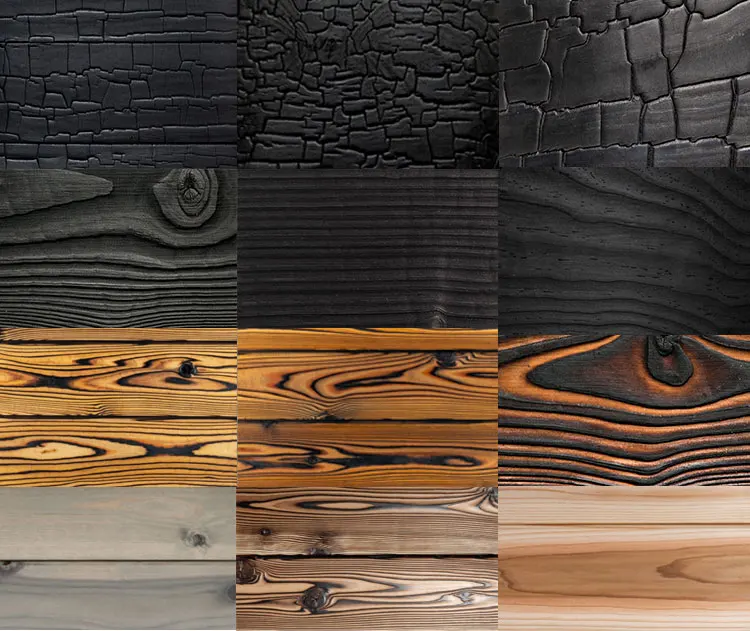 Charcoal Sheet Cladding: 3D Decorative Wood Panel for Living Room - Eco ...
