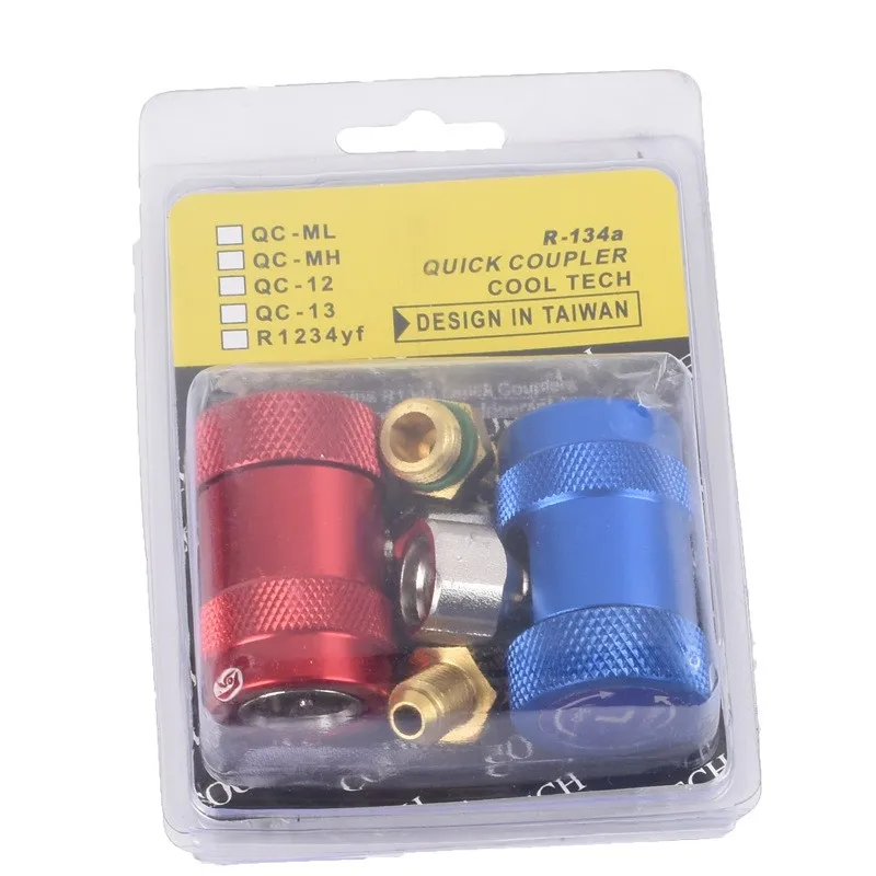 Adjustable R1234yf Quick Coupler Connector Adapter With 1/4" Sae ...
