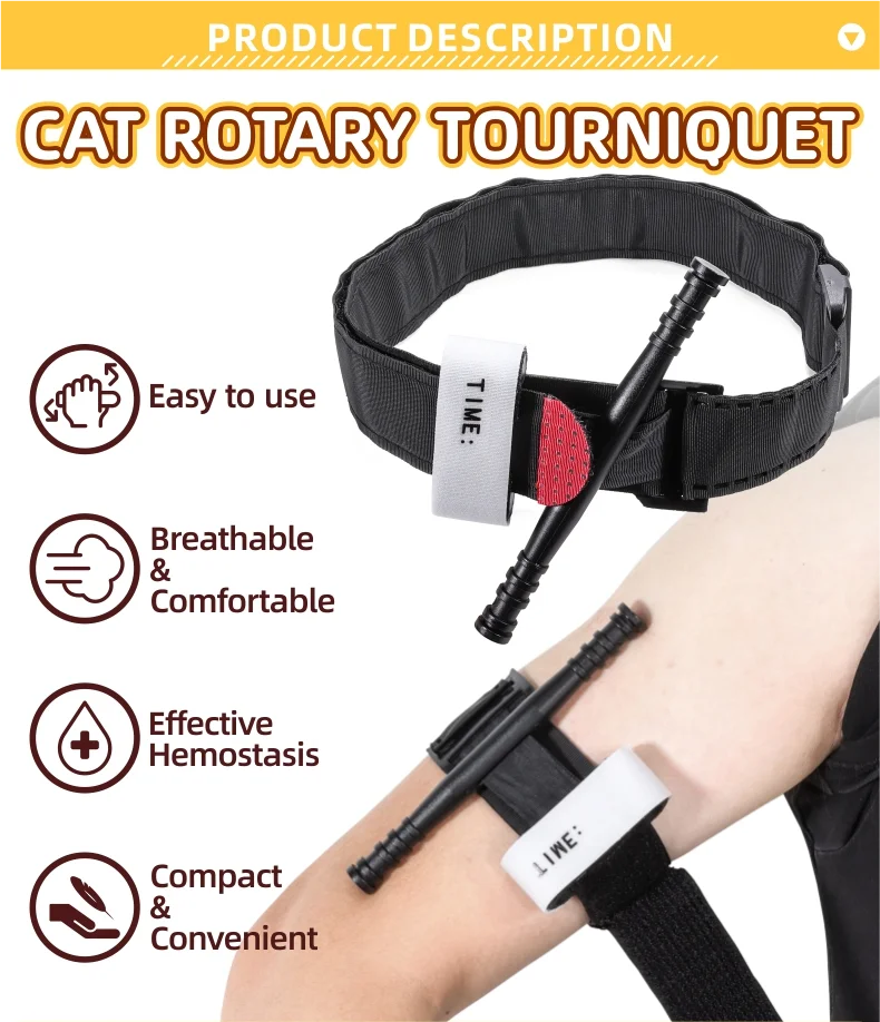 Rotary Tourniquet - Effective Hemostasis for First Aid