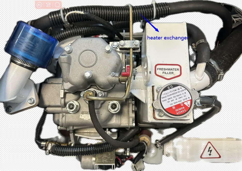 Mini Silent 3KW 5KW 6KW Marine Diesel Generators for Boats