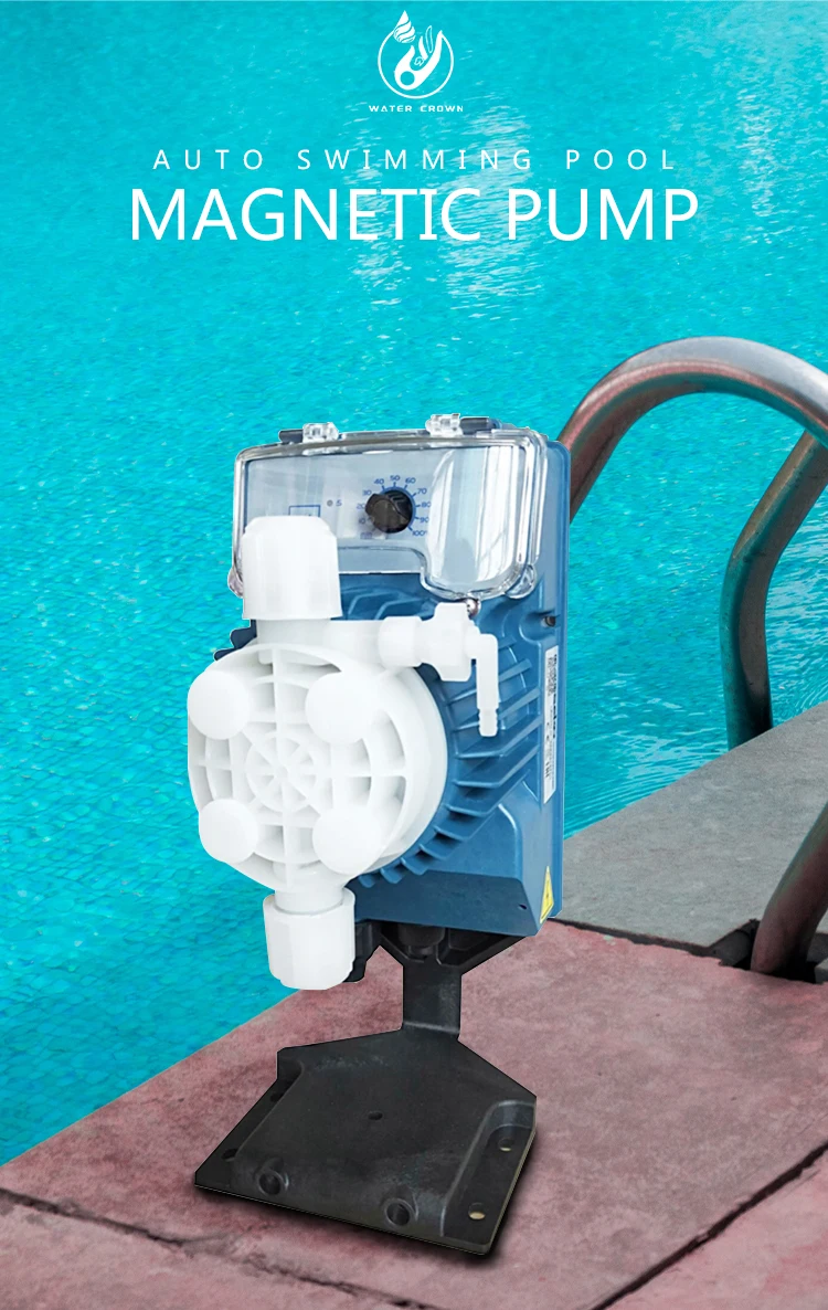 Outdoor Pool Automatic Solenoid Dosing Pump Metering Chlorine PH ...