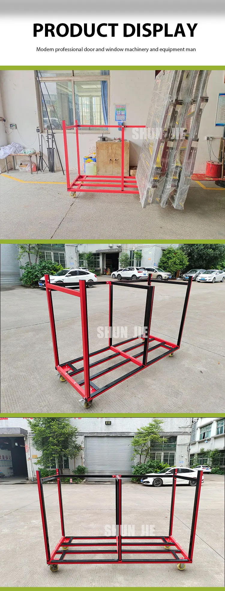 New1000 Kg Heavy Duty Transport Rack Transportation Material Trolley ...