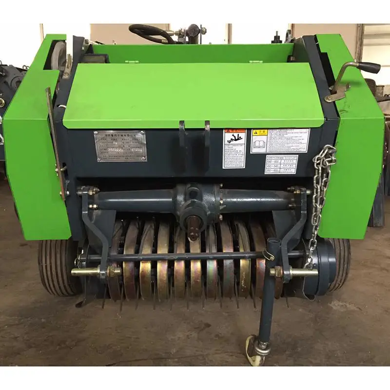 Mini Tractor Implement Grass Hay Baler,3 Point Round Hay Baler Machine ...