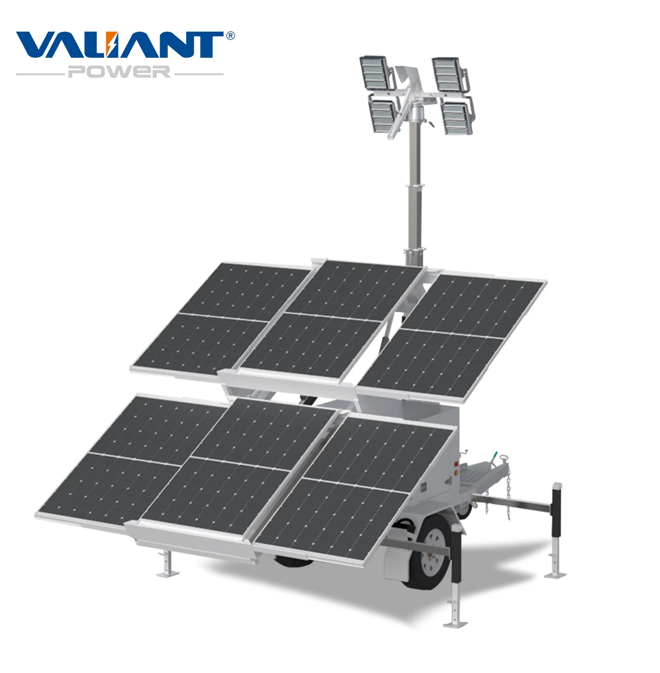 Tower Light High Mast Mobile Solar Powered Trailer| Alibaba.com