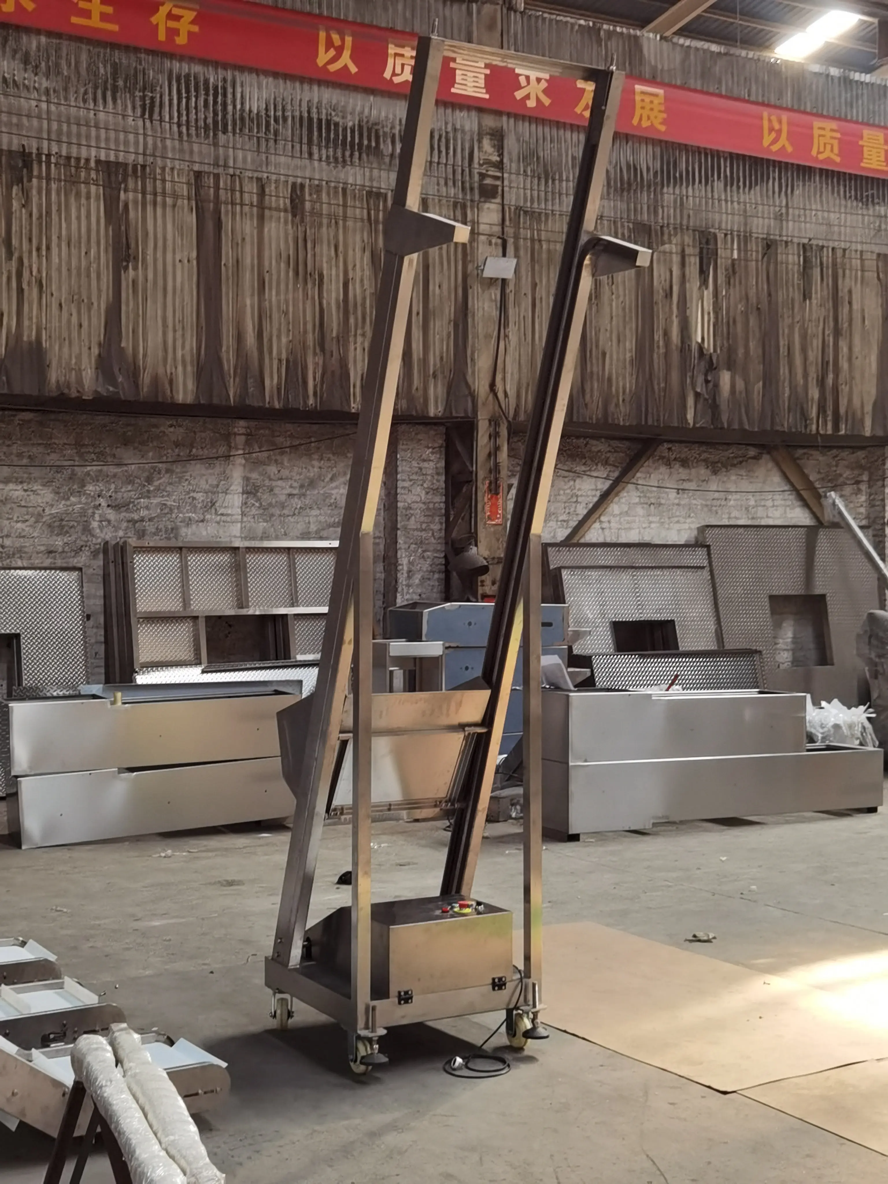 Stainless Steel Bucket Elevator Rice Grain Corn Cereal Grain Single ...