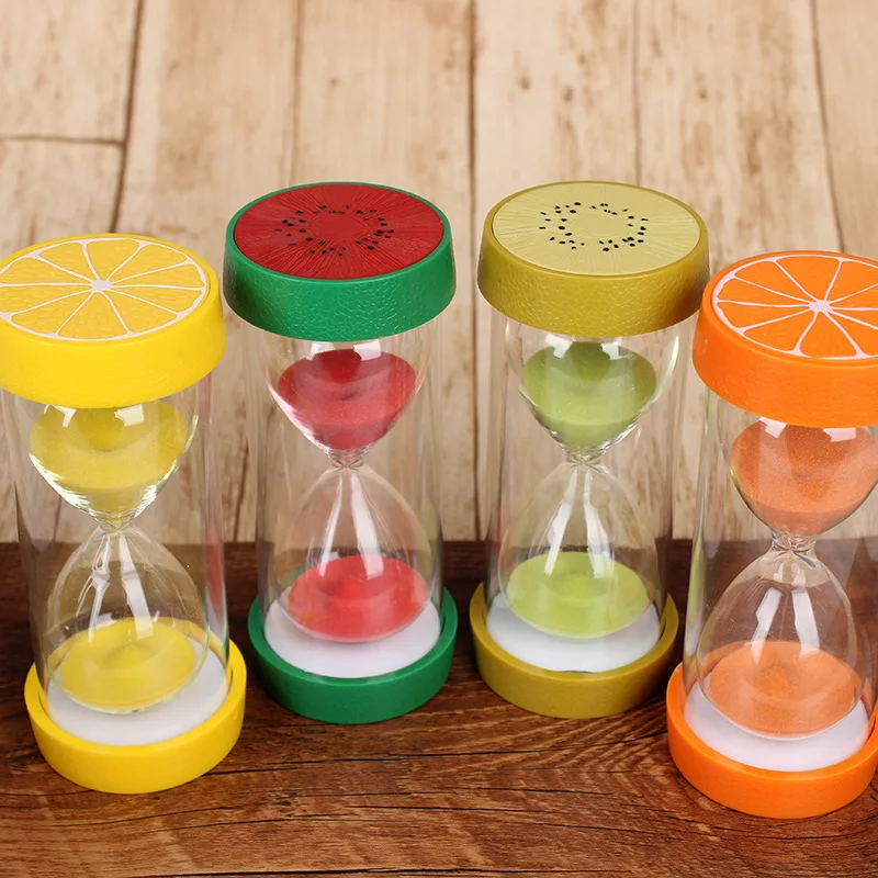 HZ Custom Made Desktop Decorative Multi-color Pyramid Shape Sand Timer ...