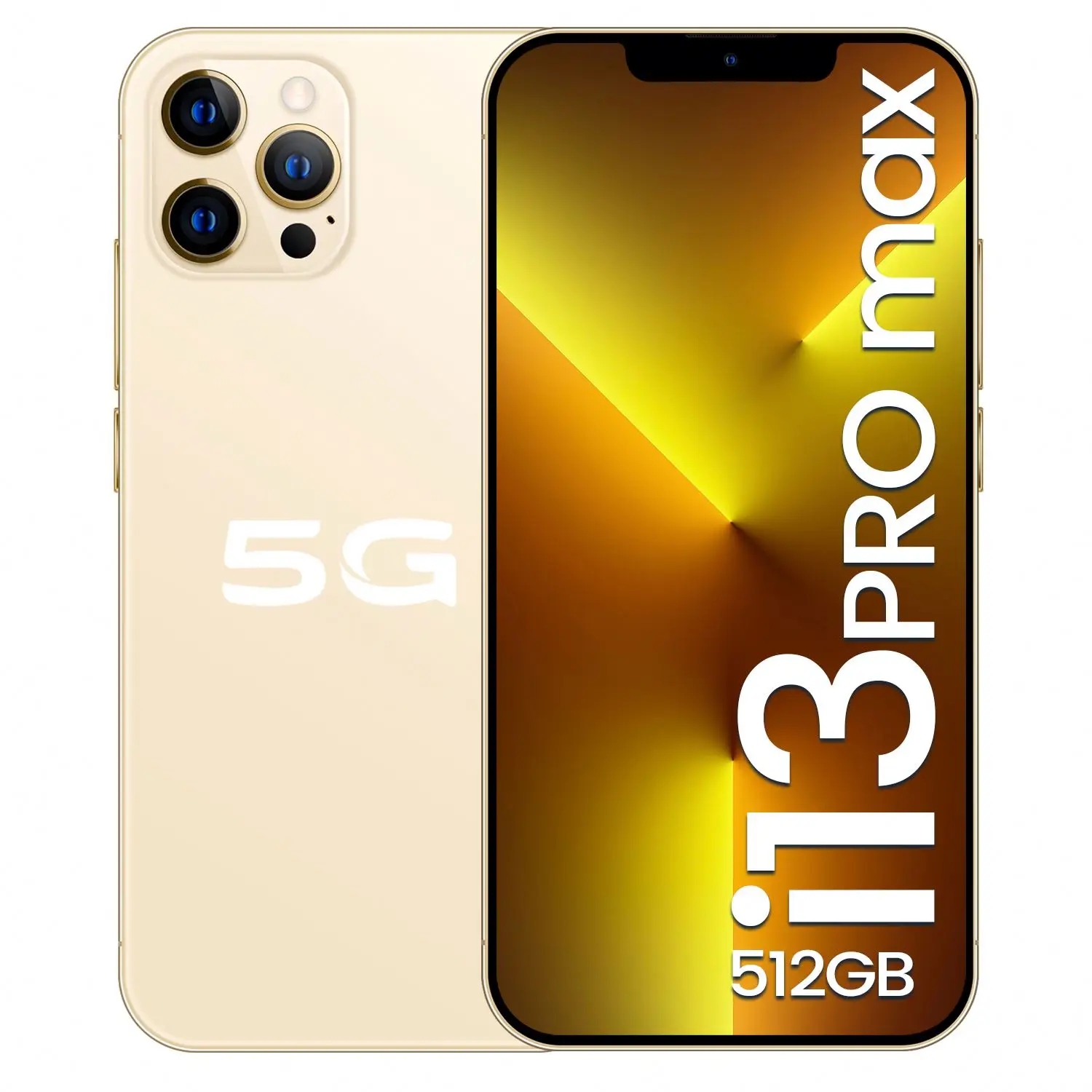 Original 13 Pro Max 6.7 Inch 16gb + 512gb Android Smartphone 10 Core Hd ...