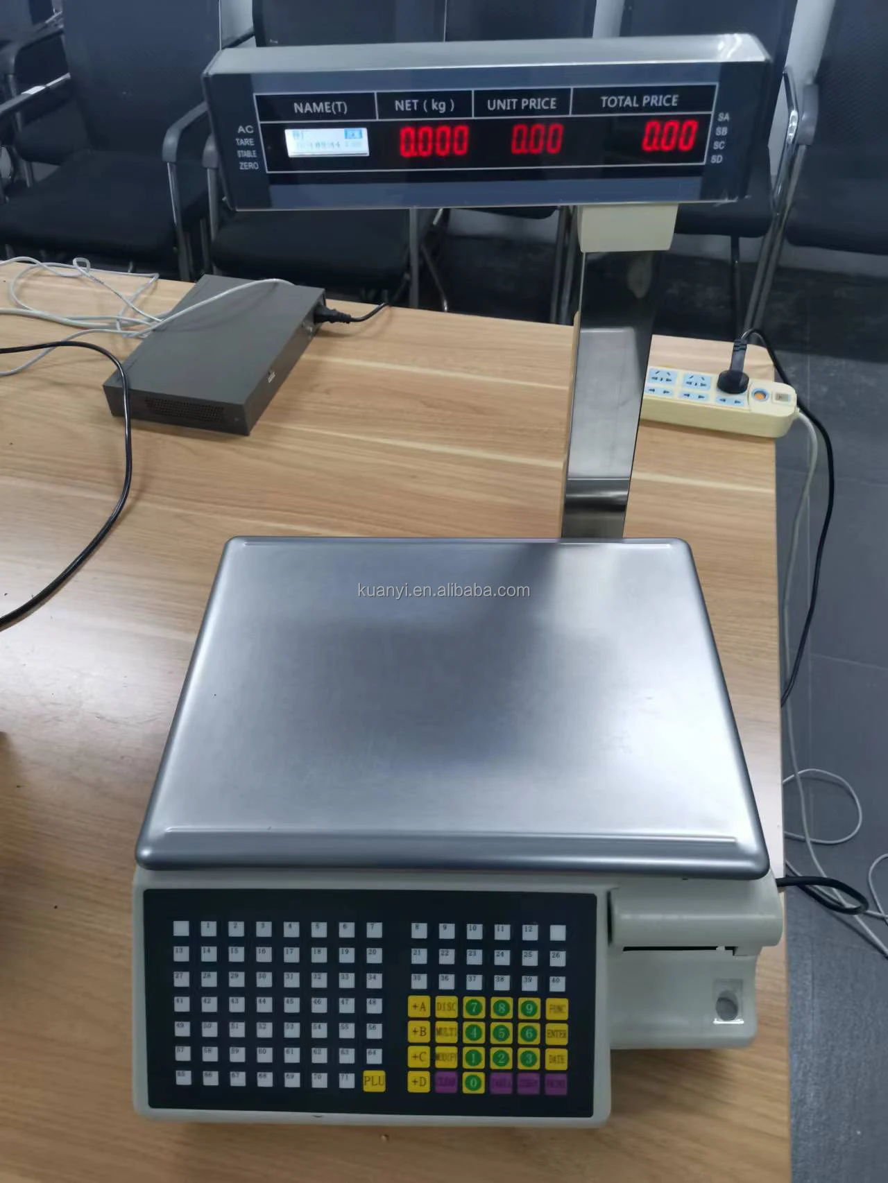 15Kg/30Kg Electronic Balance Scale Barcode Label Printing Scale Digital ...