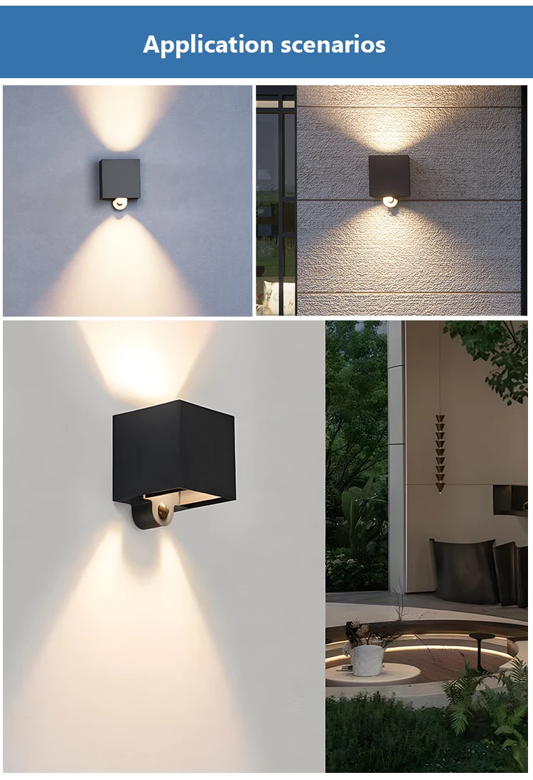 2.2W Battery LED Wall Light - Durable & Efficient Outdoor Lighting