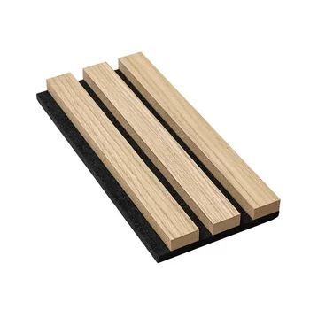Apartment Wall And Ceiling Sound Absorbing Acoustic Board Slat Wooden ...