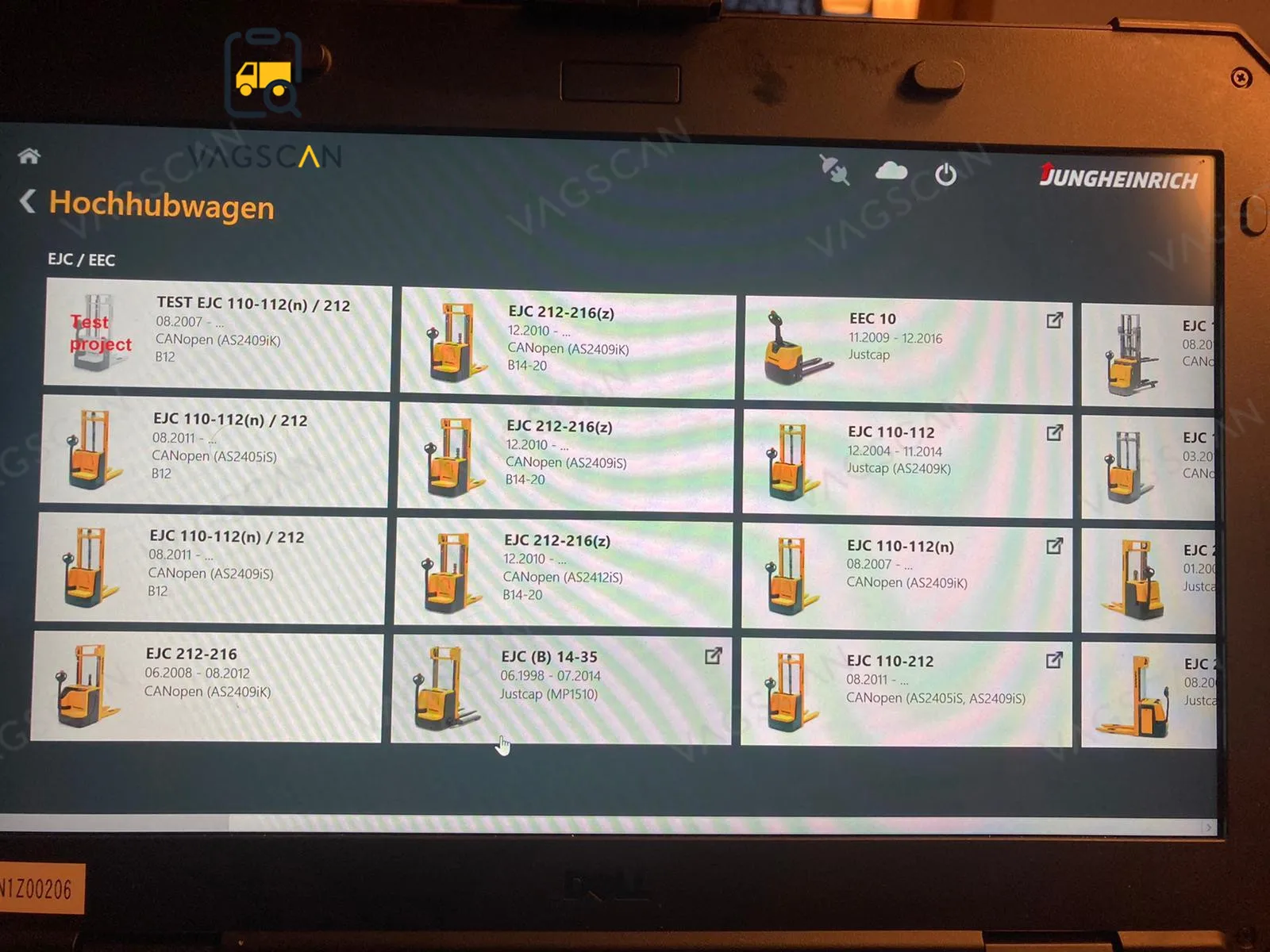Jungheinrich Diagnostic Kit - Full Incado Box for Judit 4