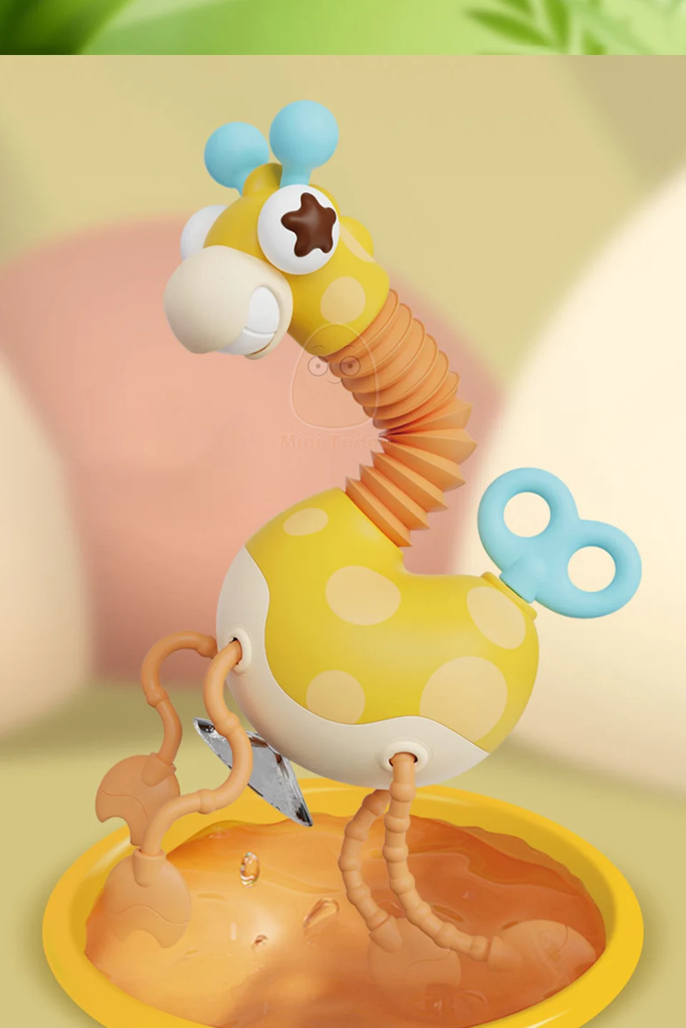 Infants Toddlers Giraffe Montessori Fine Motor Skills Pull String ...