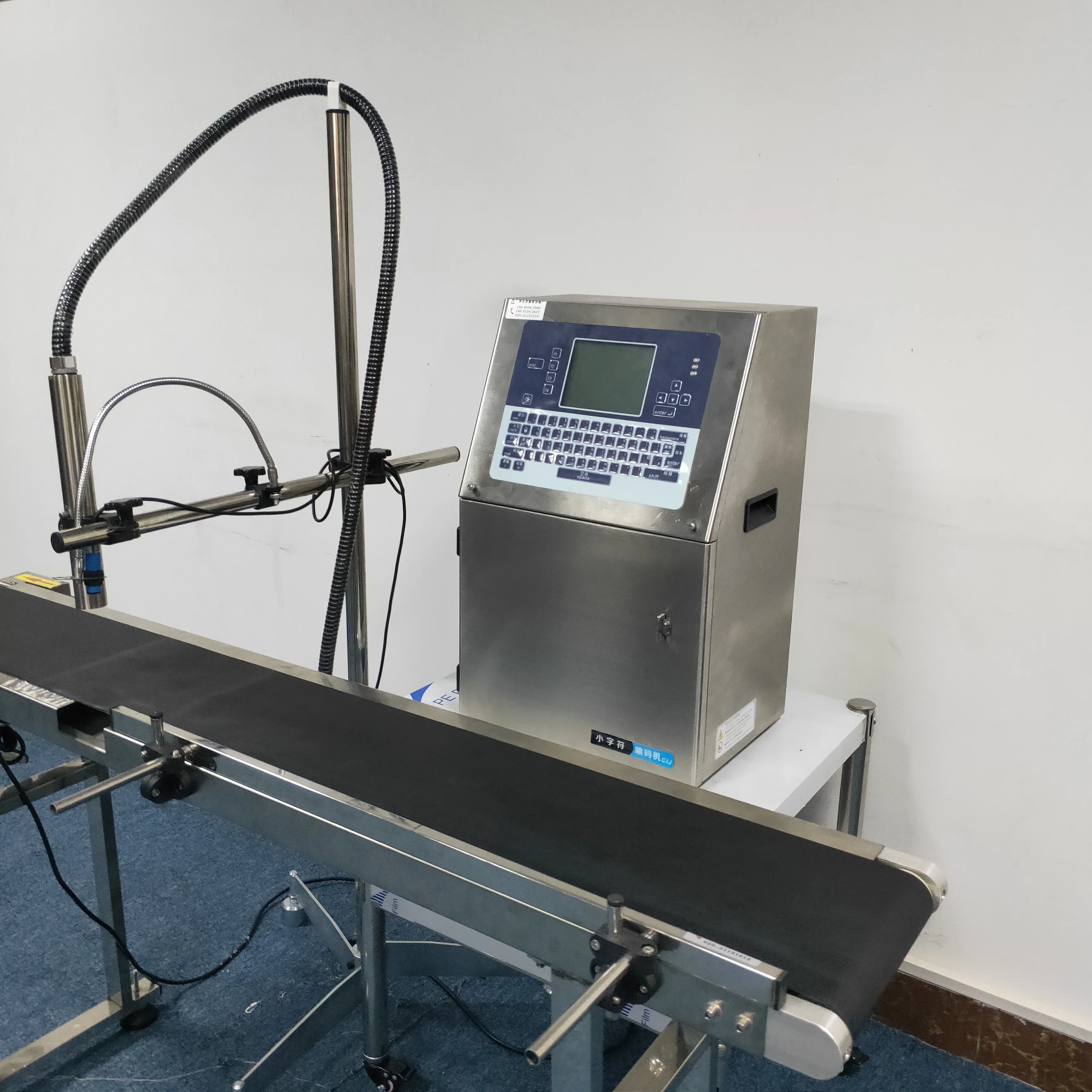 Factory Direct Sale Cij Industrial Continuous Small Character Inkjet Printer Automatic Cij Jet ...