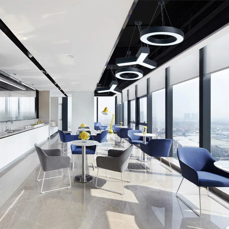 Office Lighting Modern Classic Aluminum Hexagonal Lights Office Led ...
