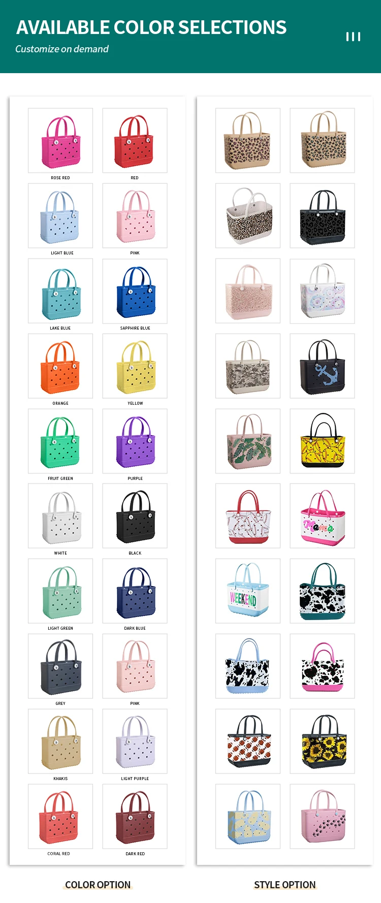New Design Bogg Bag Baby Small Eva Rubber Waterproof Beach Bitty Bogg ...