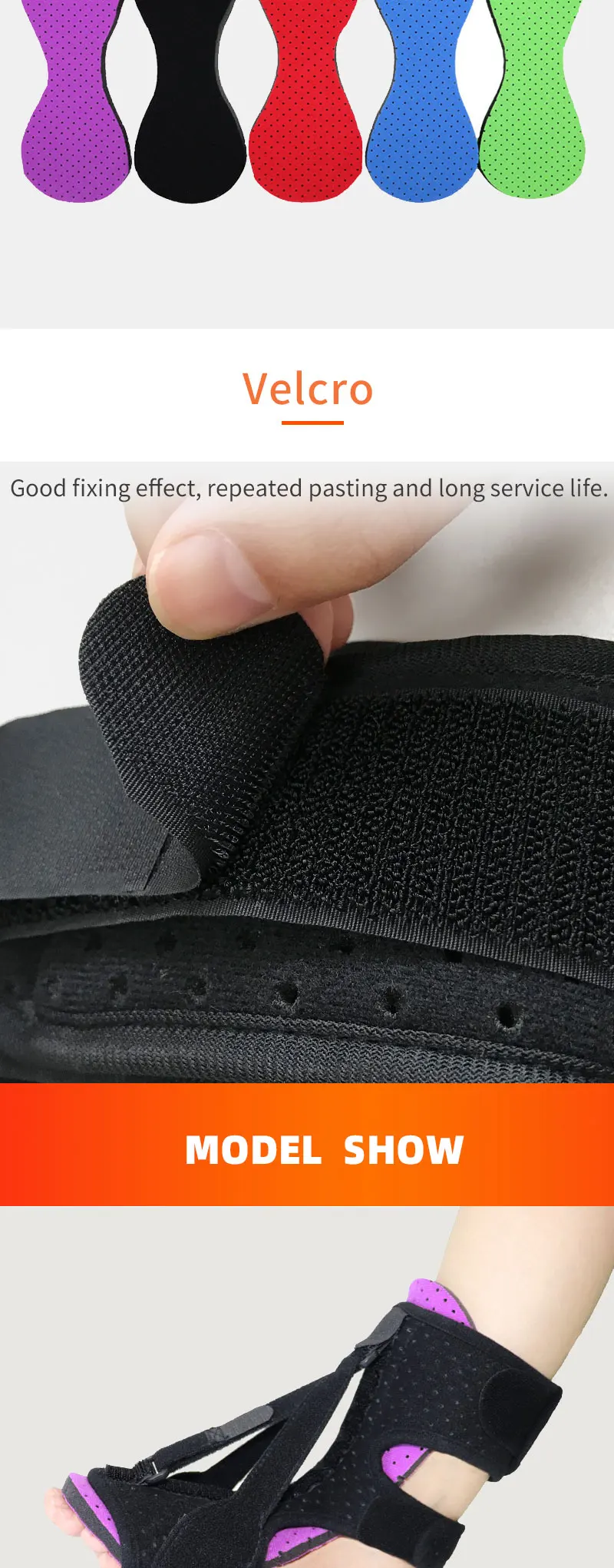 Factory Customizable 3 Adjustable Straps Night Splint Plantar Fasciitis ...