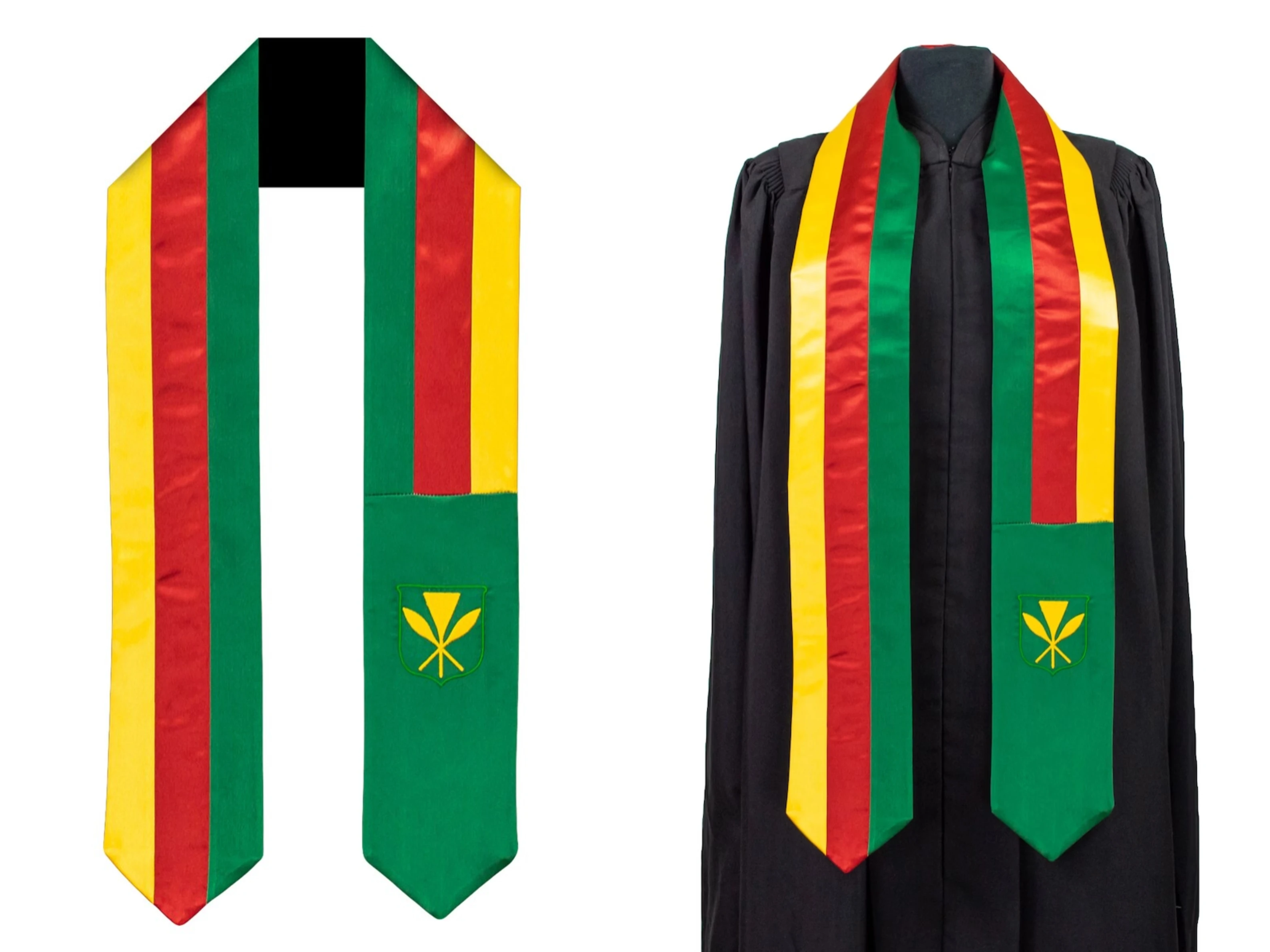 Custom 2024 Graduation Stole Sublimation High School Sash Polyester ...