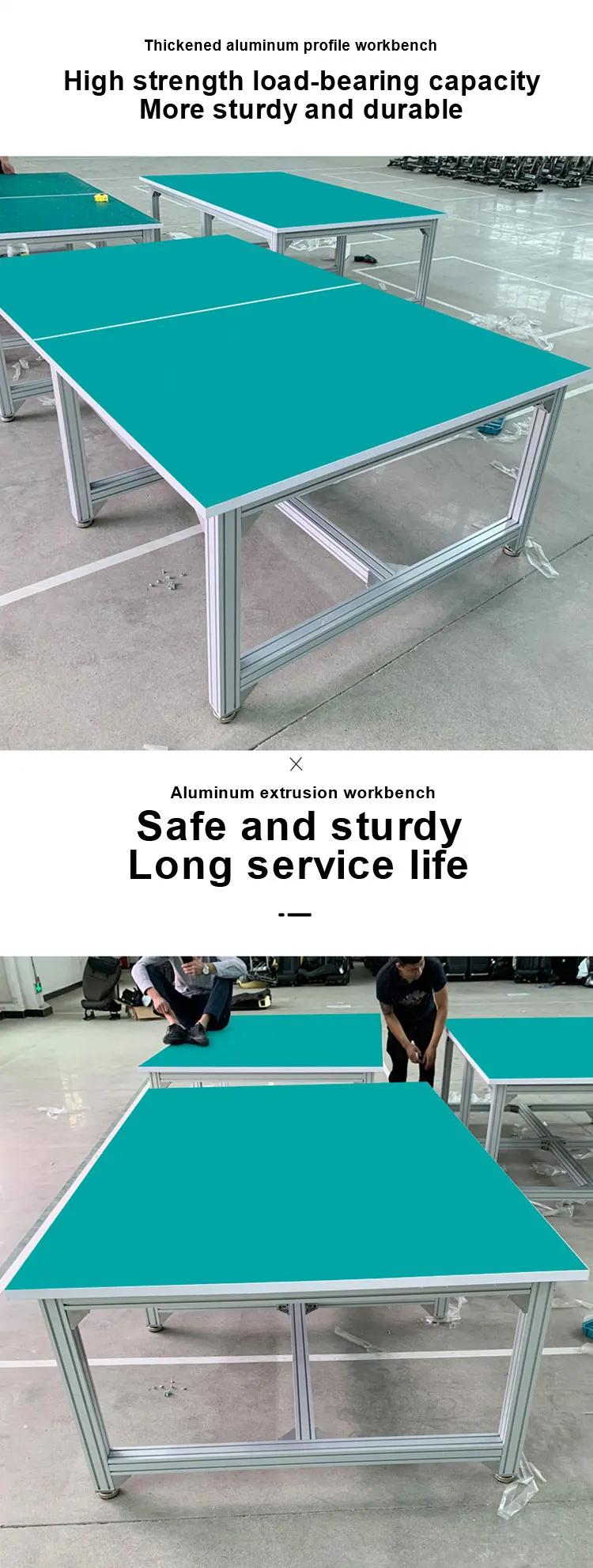 Durable Aluminum Profile Workbench - Heavy Duty & Customizable