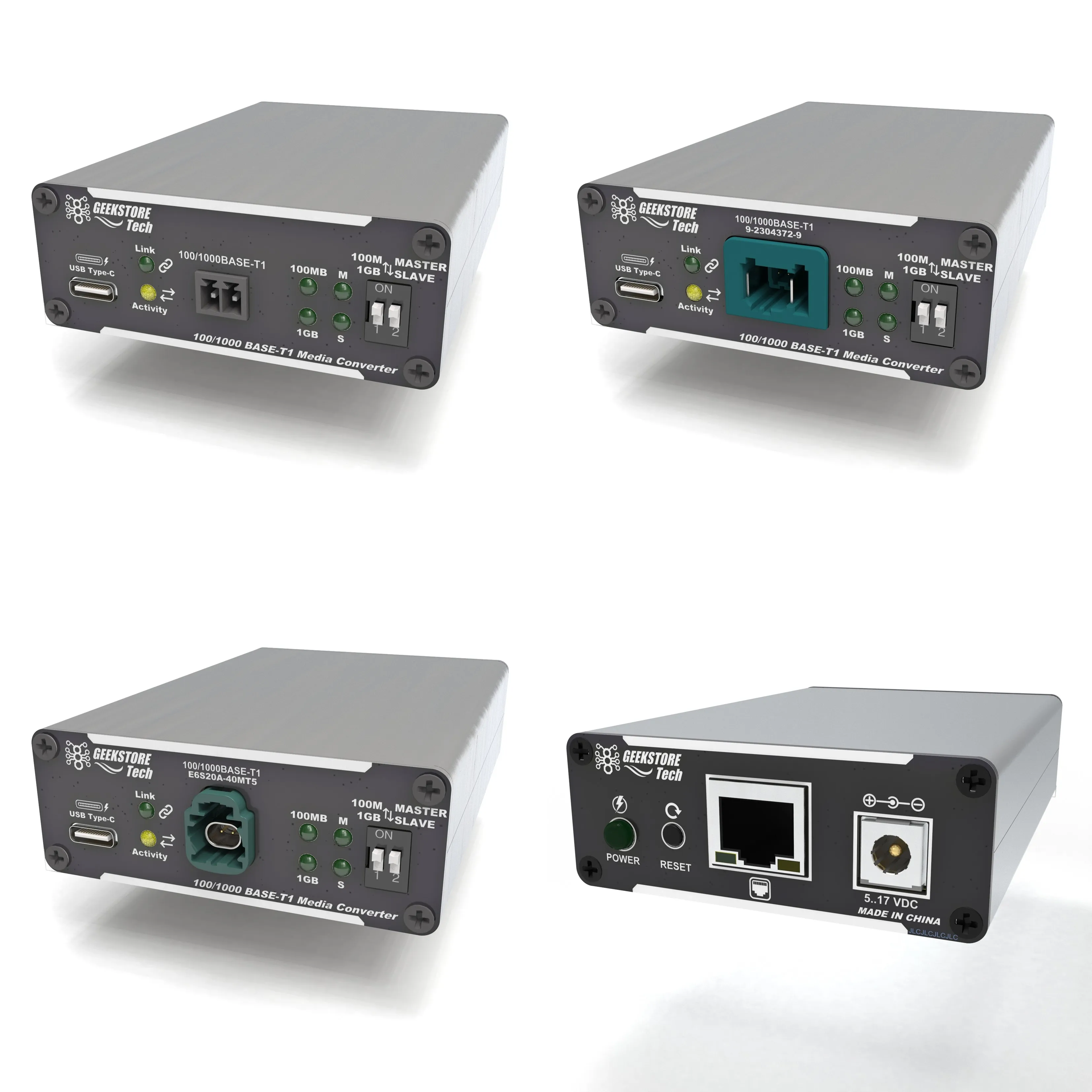 1000base-t1 Gigabit In Car Ethernet Converter To Rj45 Standard Ethernet ...