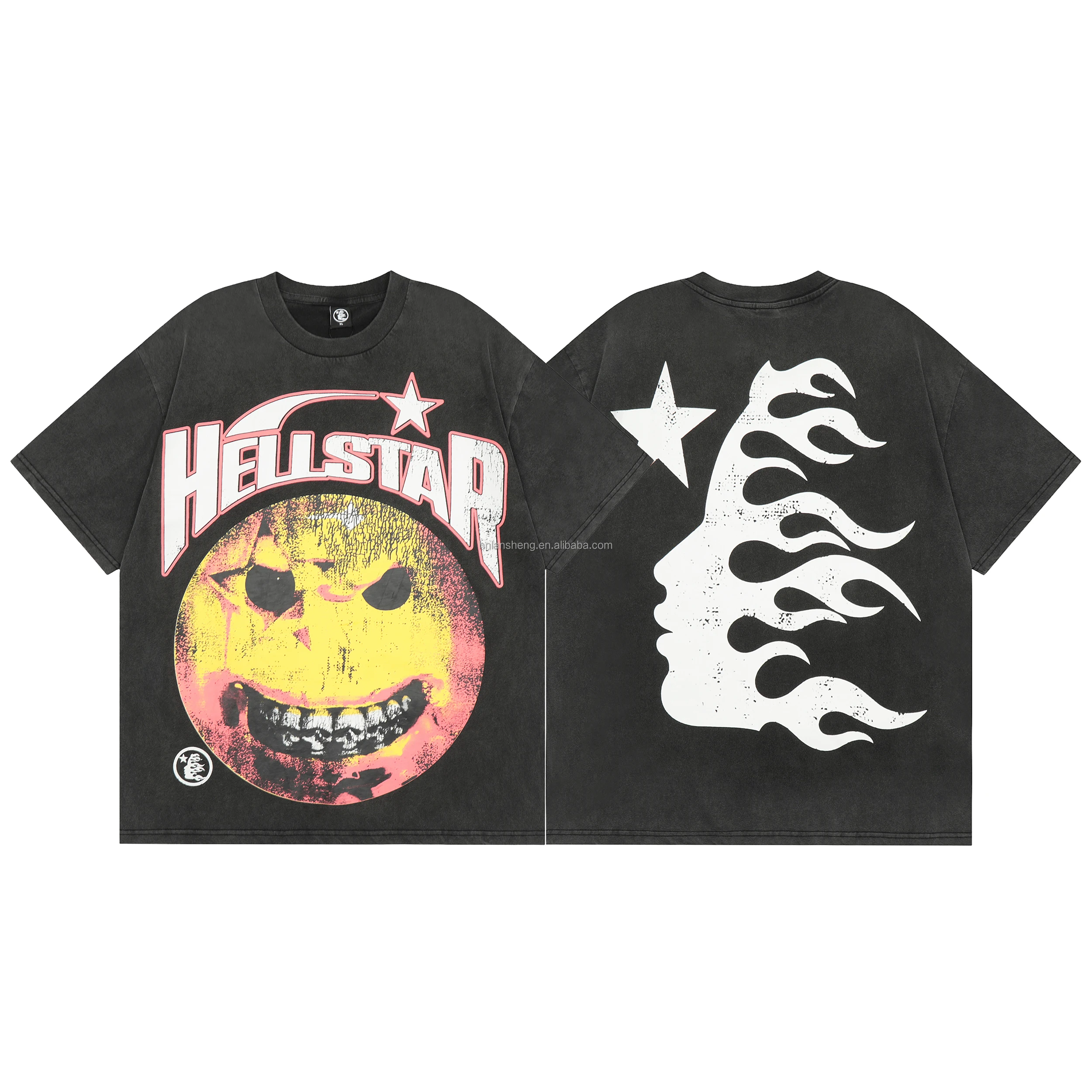 Top Quality Original Hellstar T Shirt Oversized Drop Shoulder T-shirt ...