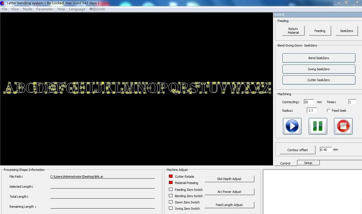 Aluminium Chennal Latter Coil Forming Machine Mini Letter Border Cnc ...